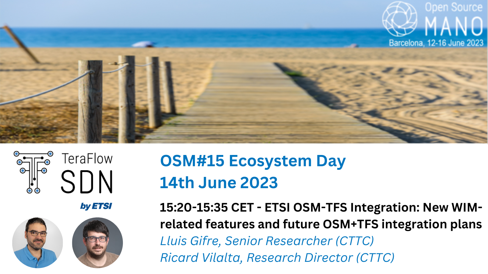 TeraFlow in Open Source MANO Ecosystem Day (OSM#15) | TeraFlow